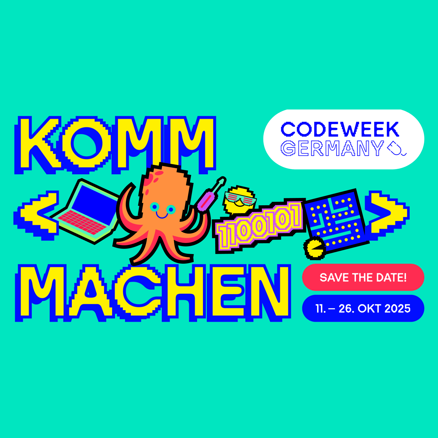 Code Week Germany 2025 – Deine Chance zum Mitmachen! - Einstieg Informatik